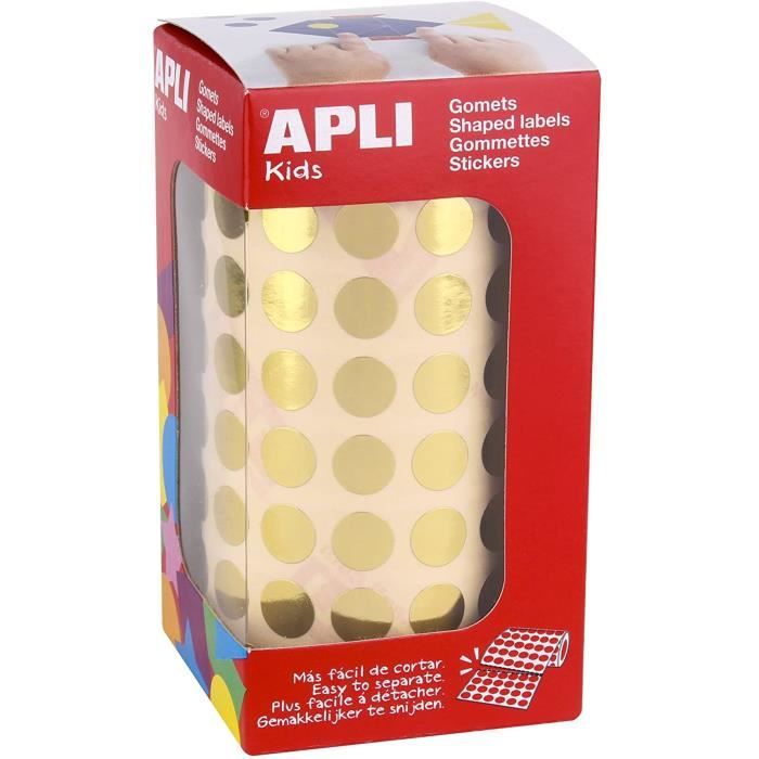 Rouleau de 5192 Gommettes Métallisée Rondes 10, 5 mm A724 - Cdiscount ...