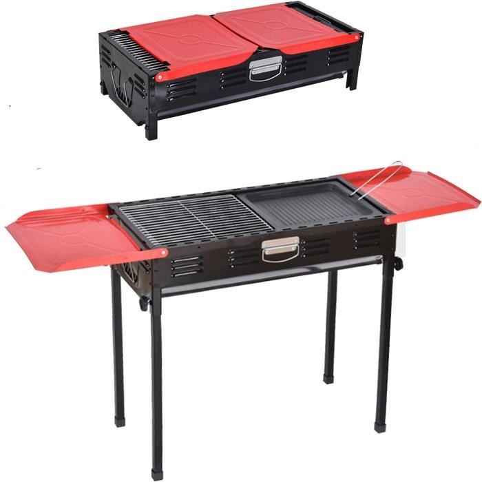 Barbecue au Charbon de Bois, Barbecue Pliant Portable Barbecue Bureau ...