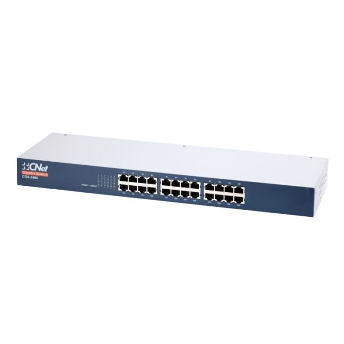 Switch réseau RJ45 rackable 16 ports 100/1000mbps - Cdiscount Informatique