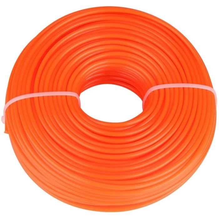 Fdit Fil de nylon pour débroussailleuse 3 mm Bleu pétrole 50 m13 - Cdiscount Jardin