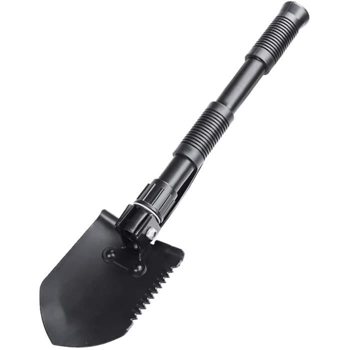 Pelle pliante pelle de survie camping multitool pelle en acier (noir ...