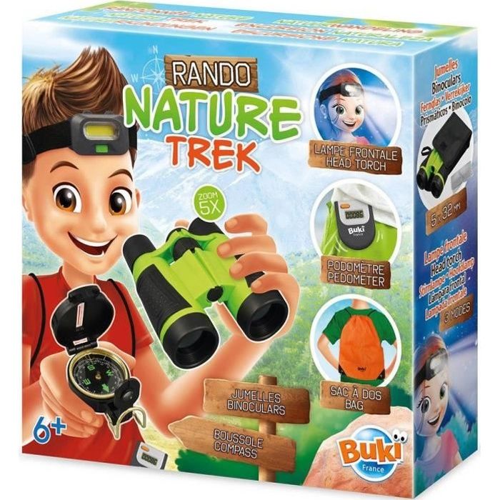 Kit de randonnée - BUKI FRANCE - Randonnée Nature - Jumelles 5x32 mm ...