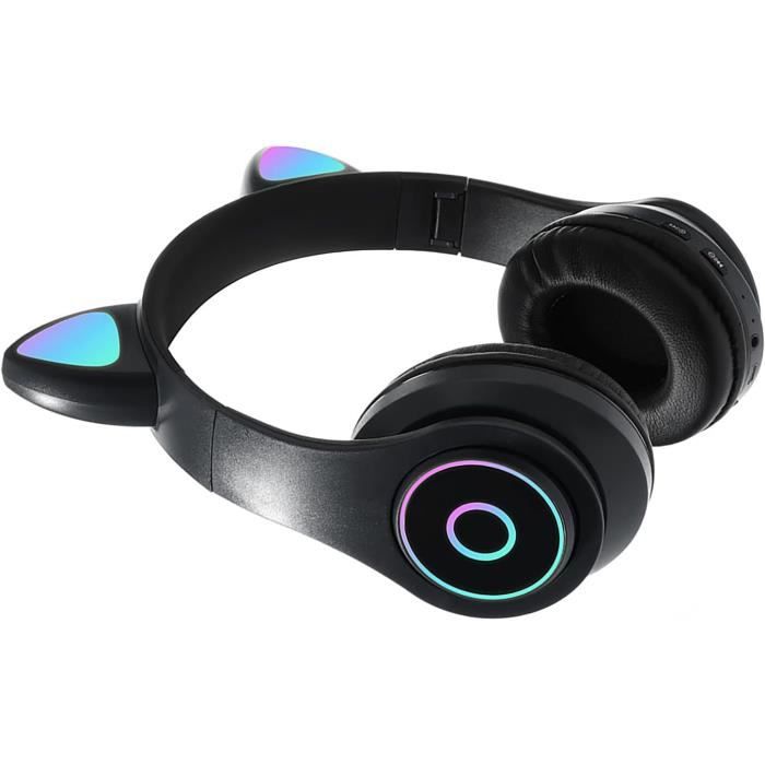 Casque De Jeu Cat Ear Pour Enfants, Casque De Jeu Sans Fil Bt, Casque ...