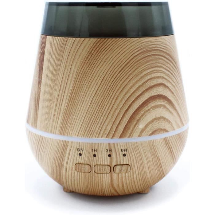 Helinski Atomiseur Diffuseur D'Huiles Essentielles Capacité 120Ml Lumière Led 4 Couleurs ...