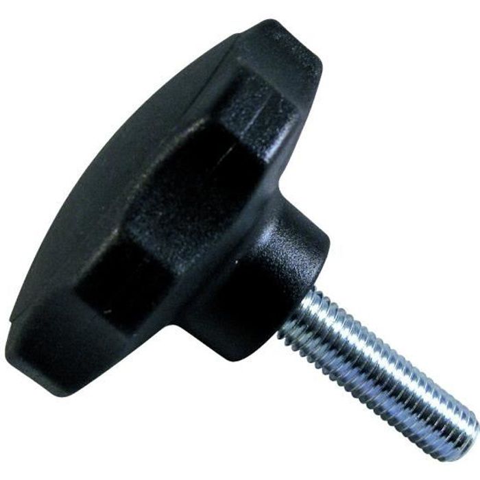 Vis moletée - Non spécifié - M6 x 10mm - Tête plastique - Acier - Pied de meuble - Cdiscount ...