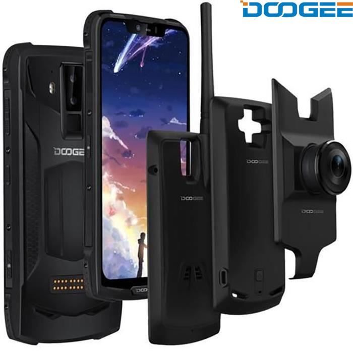 DOOGEE S90 Smartphone modulaire Robuste 6.18" 128Go (smartphone avec 3 modules) Orange ...