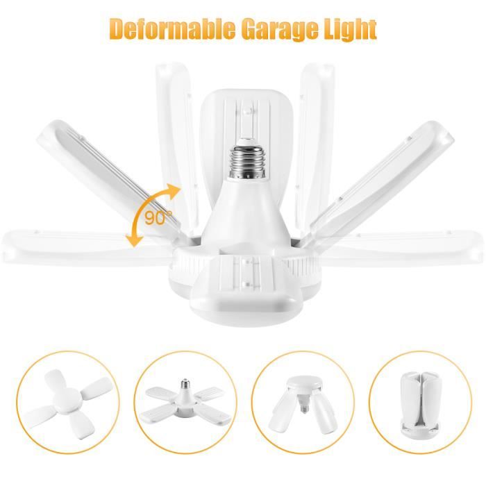 MSA Éclairage De Garage Led 60W E27 Voltage Tension D'Entrée 165-265V ... MSA Éclairage De Garage Led 60W E27 Voltage Tension D'Entrée 165-265V ...