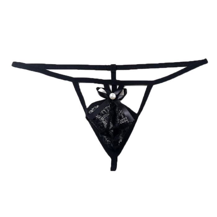 IEFIEL String Homme Sexy Hot T-Back Dentelle Élastique Sous-Vêtements ... IEFIEL String Homme Sexy Hot T-Back Dentelle Élastique Sous-Vêtements ...