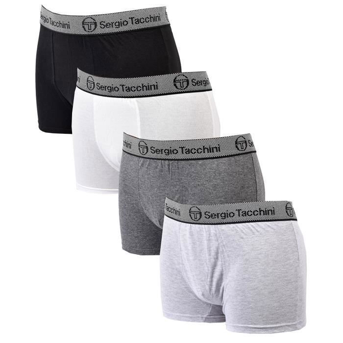 Boxers SERGIO TACCHINI - Pack de 4 - Confortable et respirant en coton ...