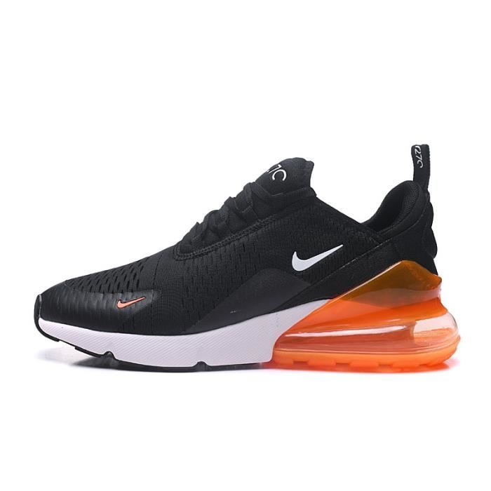 Nike_ Air Max_ 270 React ENG Flyknit Homme Baskets Chaussure de Running Noir - Cdiscount Chaussures