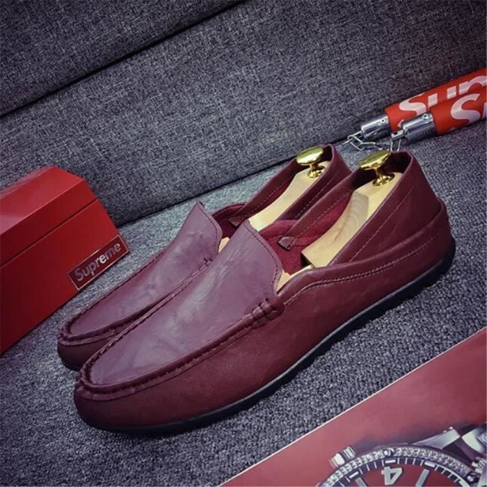 Nouvelle tendance Moccasin homme en cuir Nouvelle Mode marque de luxe ...