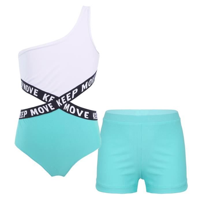 Iiniim Enfant Fille Maillot de Bain 2 Pièce Piscine Tankini Bikini avec ...