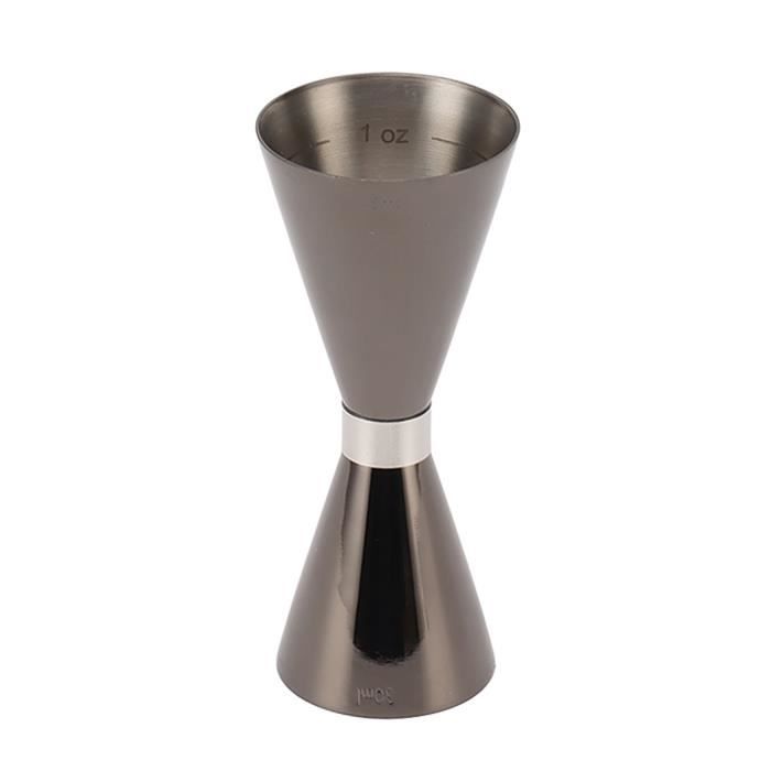 Qiilu Doseur à double cocktail Cocktail Jigger Double End 304 Barre en ...