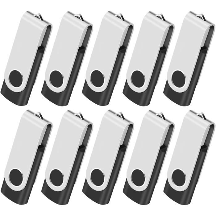 Clé Usb 16Go Lot De 10 Clef Usb 2.0 Mémoire Stick Lecteur Usb Flash ...