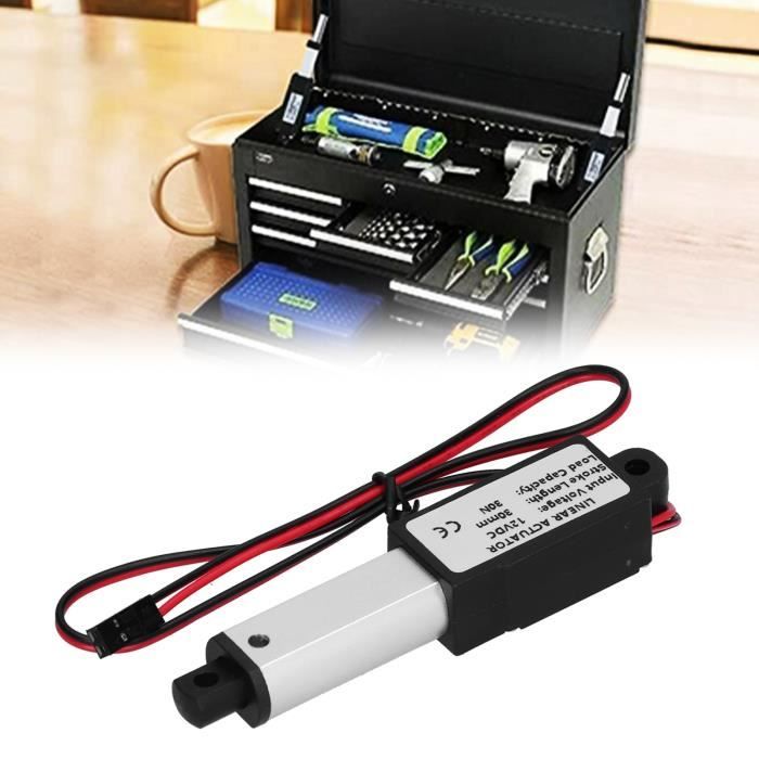 Shipenophy - Actionneur linéaire électrique Micro DC12V 30mm course ...