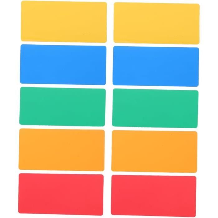 Ciieeo 10 Pièces Essuyer Étiquette Tableau Casier Étagères Aimants Magnétiques Pour ...