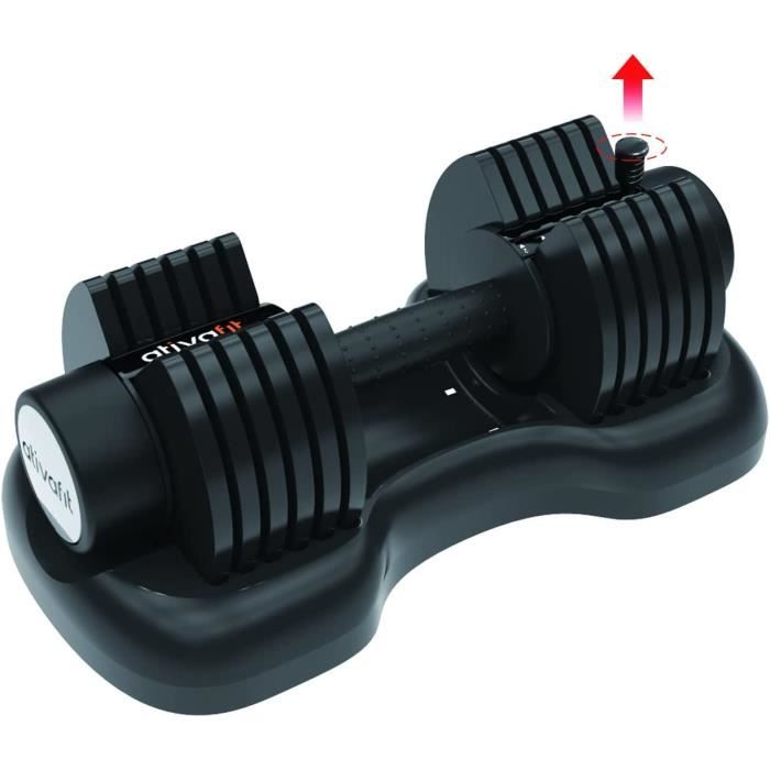 ATIVAFIT Haltère Réglable pour Salle de Sport ou Maison-Gèrent l ...