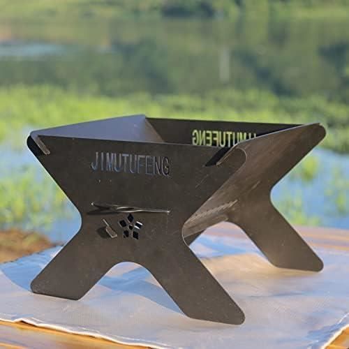 Foyer Pliable De 11 Pouces, Foyer Extérieur Portable Avec Plateau De ...