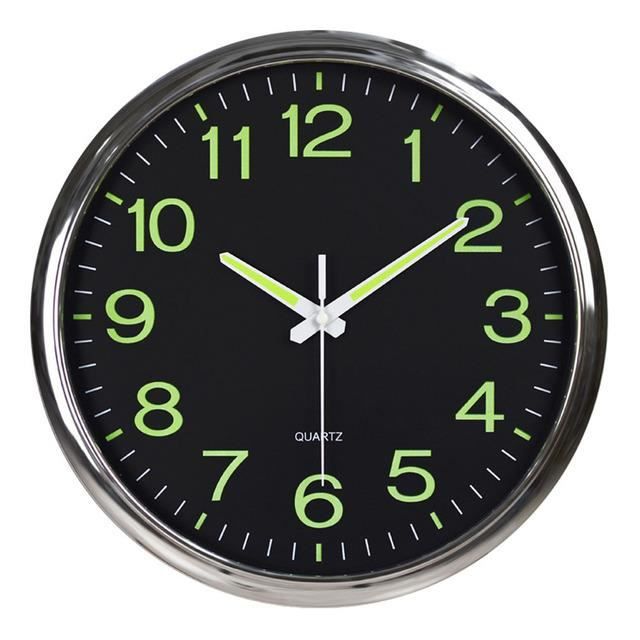 HORLOGE - PENDULE,Black border-China--Horloge murale lumineuse ...