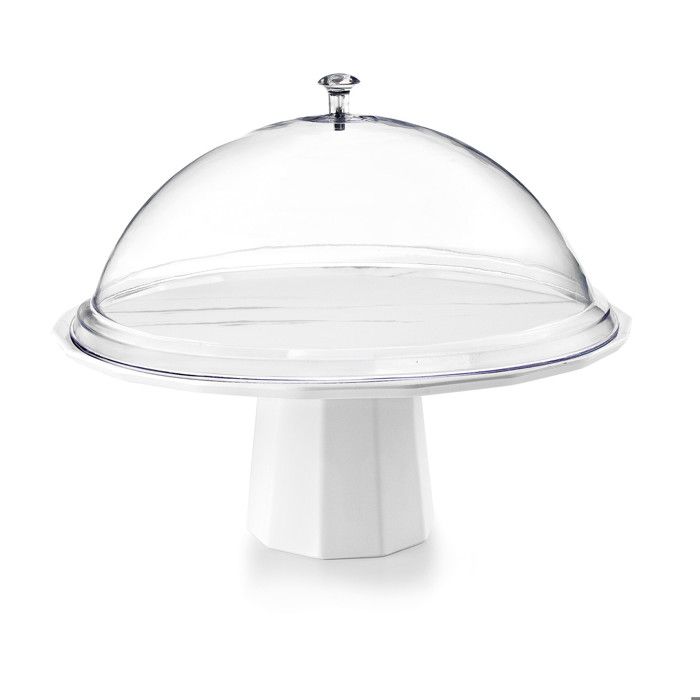 Cloche alimentaire couvre plat Lacor - Blanc - 22 cm - Cdiscount Maison
