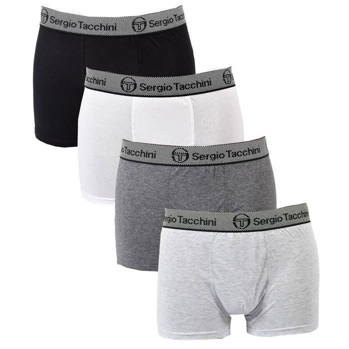 Boxers SERGIO TACCHINI - Pack de 4 - Confortable et respirant en coton ...