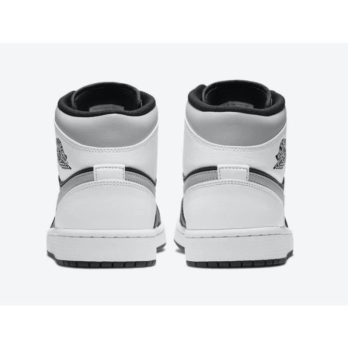 Nike Basket air jordan 1 Mid White Shadow 554724-073 Homme Chaussures ...