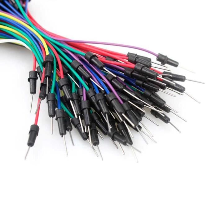OCIODUAL Lot de 65 Câbles pour Breadboard Arduino Raspberry PCB ...
