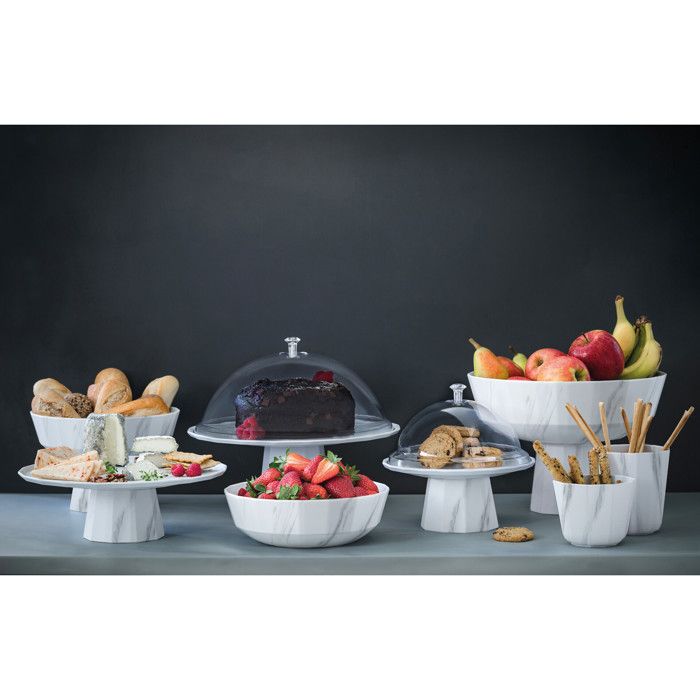 Cloche alimentaire couvre plat Lacor - Blanc - 22 cm - Cdiscount Maison