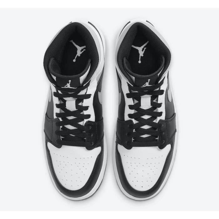 Nike Basket air jordan 1 Mid White Shadow 554724-073 Homme Chaussures ...