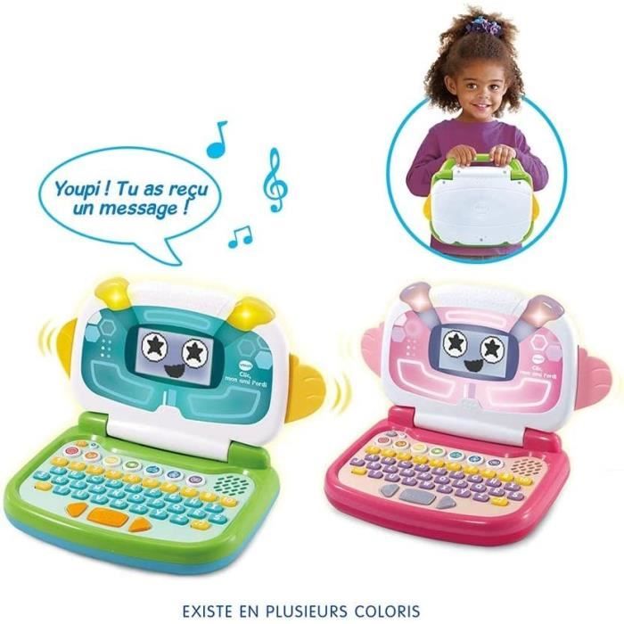 Ordinateur éducatif VTECH Clic, mon Ami l'Ordi - Vert pour enfant de 3 ...