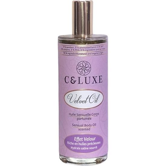VELVET OIL 100 ml : huile sèche sensuelle corps parfumée, hydrate ...
