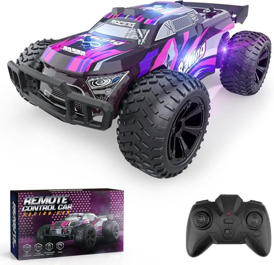 Voiture Tlcommande Tout Terrain Jouet Enfant 24Ghz Camion Radiocommand Rechargeable Voiture De ...