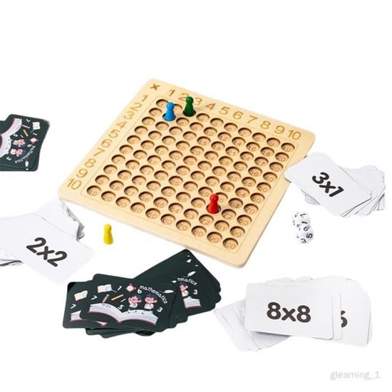 Jouet de comptage - Non spécifié - Table de multiplication en bois - 22 ...