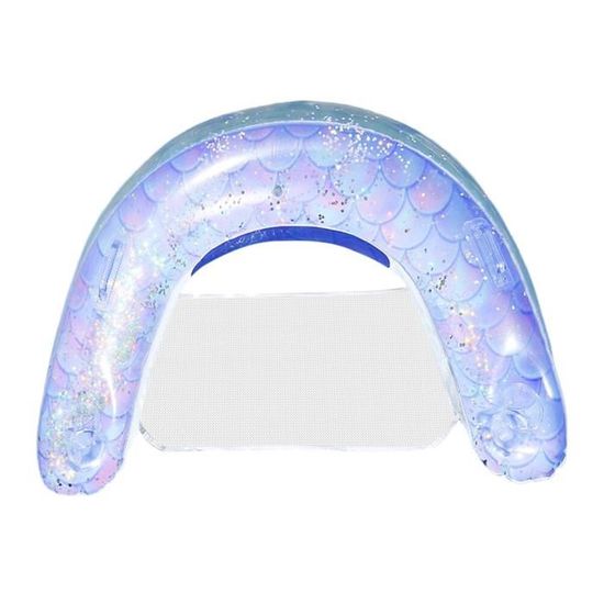 Matelas gonflable - C Purple - Siège flottant piscine - PVC - Dossier ...