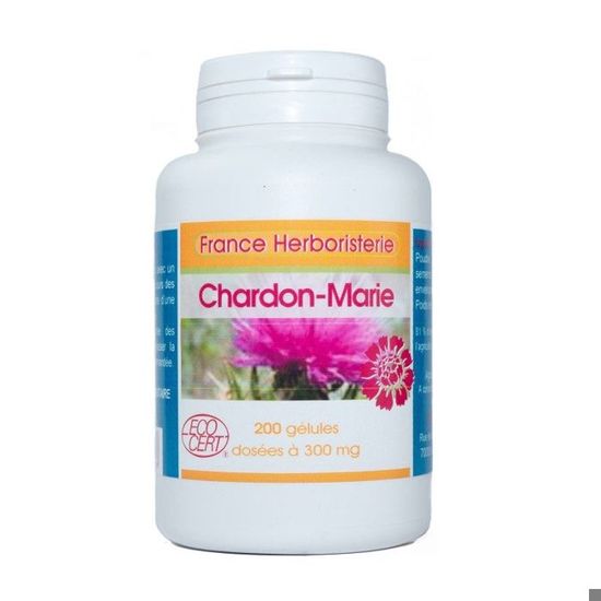 GELULES CHARDON MARIE 200 gélules dosées à 300 mg. - Cdiscount Santé ...
