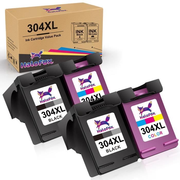 HALOFOX 4 Cartouche d'encre Compatible pour HP 304 XL HP 304XL HP ...