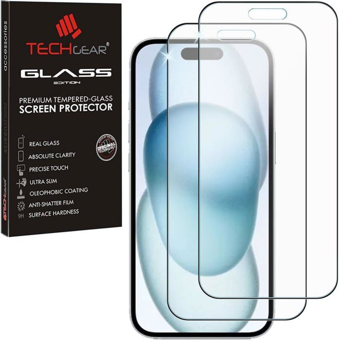 Lot De 2 Films De Protection Dcran Anti-Reflets Pour Iphone 15 - dition 3D Mat En Verre Tremp ...