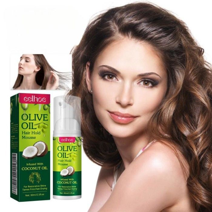60ml Mousse Hydratante Naturelle À L'huile D'olive, Mousse De Fixation ...