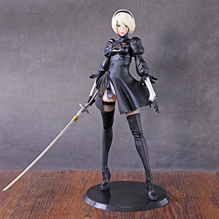 NieR:Automata Nier Automata Bring Arts: 2B & Machine Lifeform Figurine ...