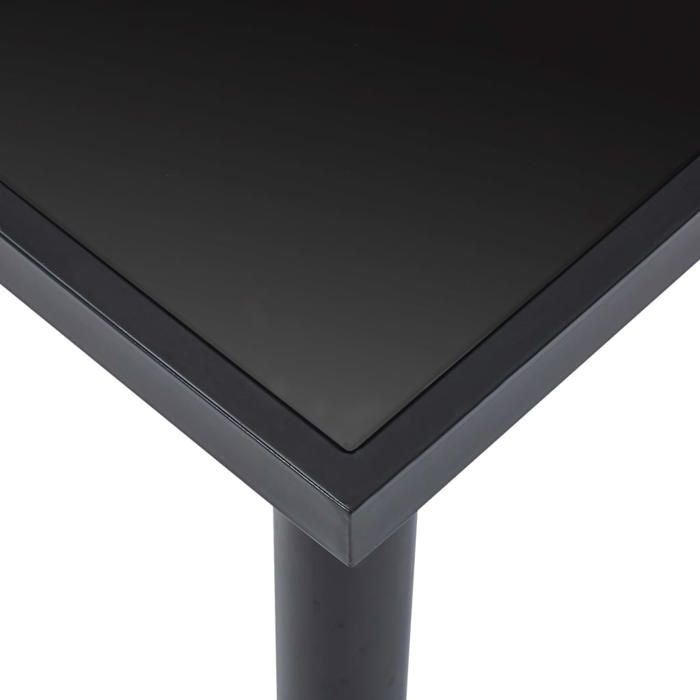 Bon marché * Table à manger - JILL'S Table cuisine - Noir 180x90x75 cm ...