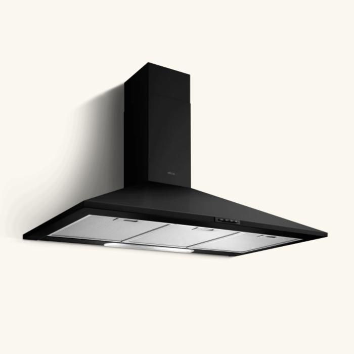 Hotte cuisine Elica murale MISSY noir 90 cm - Cdiscount Electroménager