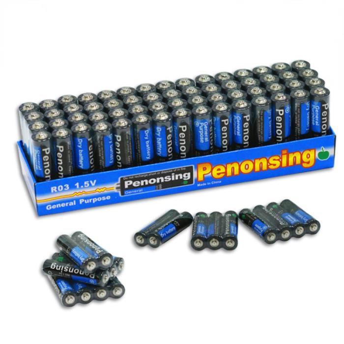 1,5V-Piles de Poulet 120 V R03 Carbone AAA, Télécommande, Balance ...