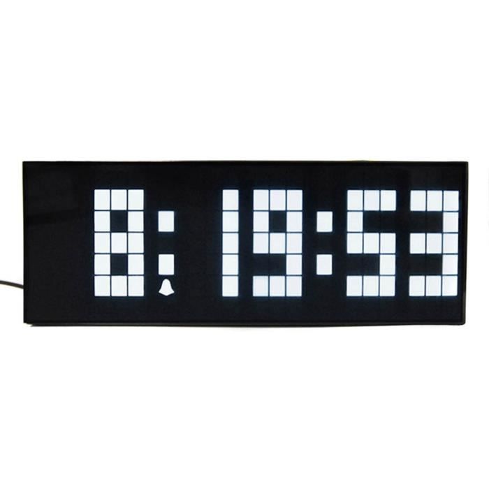 Réveil numérique avec calendrier, compte à rebours E2S - lumière ...