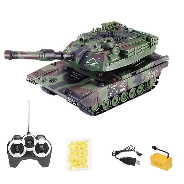 Voiture Télécommandée 1:32 Guerre Militaire Réservoir À Distance Lourd ...