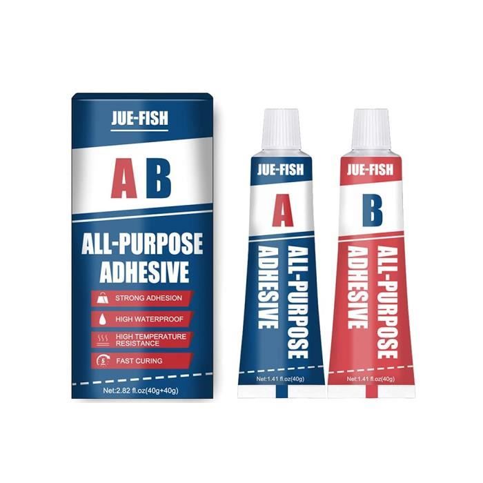 Colle adhésive forte AB Glue - Gel universel super colle haute ...