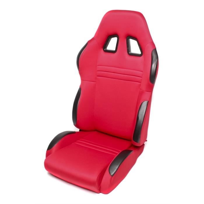 Siege baquet sport Tuning Art - rouge, alcantara, ajustable, droit ...