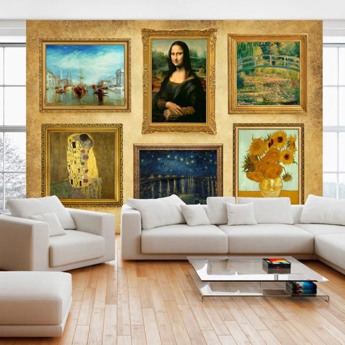Papier peint Beige wall of treasures L 100 x H 70 cm - Cdiscount Bricolage