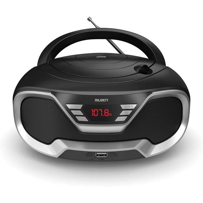 Majority Eaton – Poste Radio CD Portable avec Bluetooth, Radio FM ...