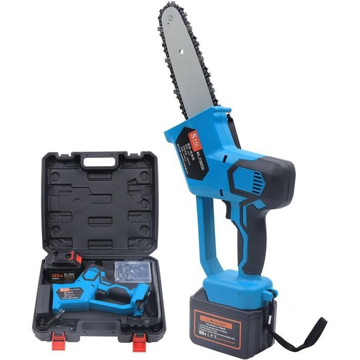 Tronçonneuse sans fil 21 V 300 W - Scie à bois électrique de 20,3 cm ...