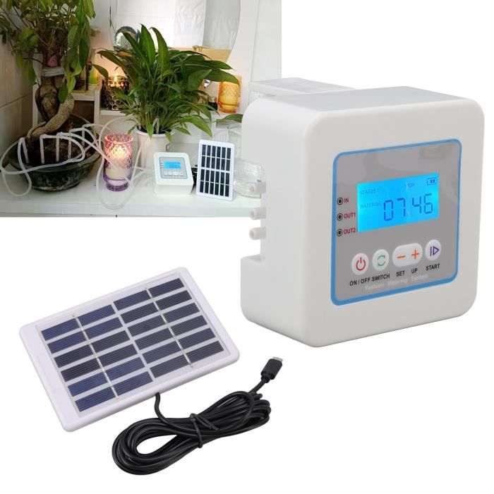 MSA Micro Automatic Drip Irrigation Kit Programmable Timer Solar Multi ...